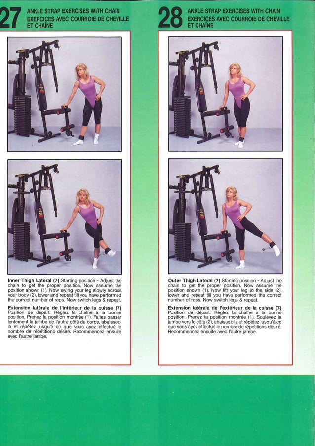 York Mega Max 3001 Gym Workout Chart | PDF