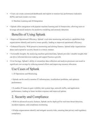 Know more about it :- Splunk | DOCX