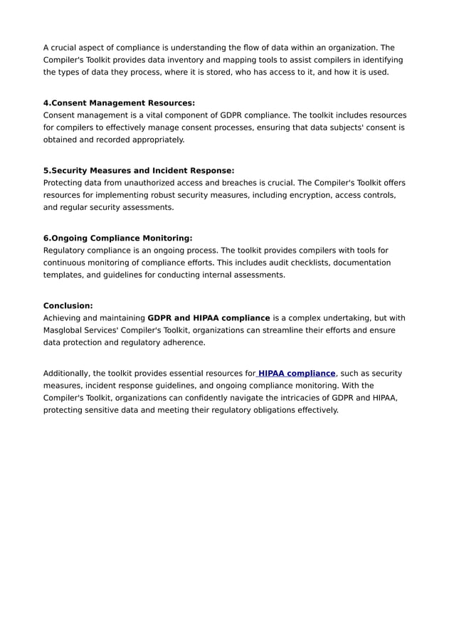 GDPR and HIPAA: What are the key differences? | PDF