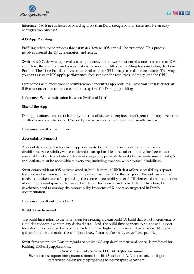 Swift Or Dart Which One Is The Most Viable Choice For Ios App Development Pdf