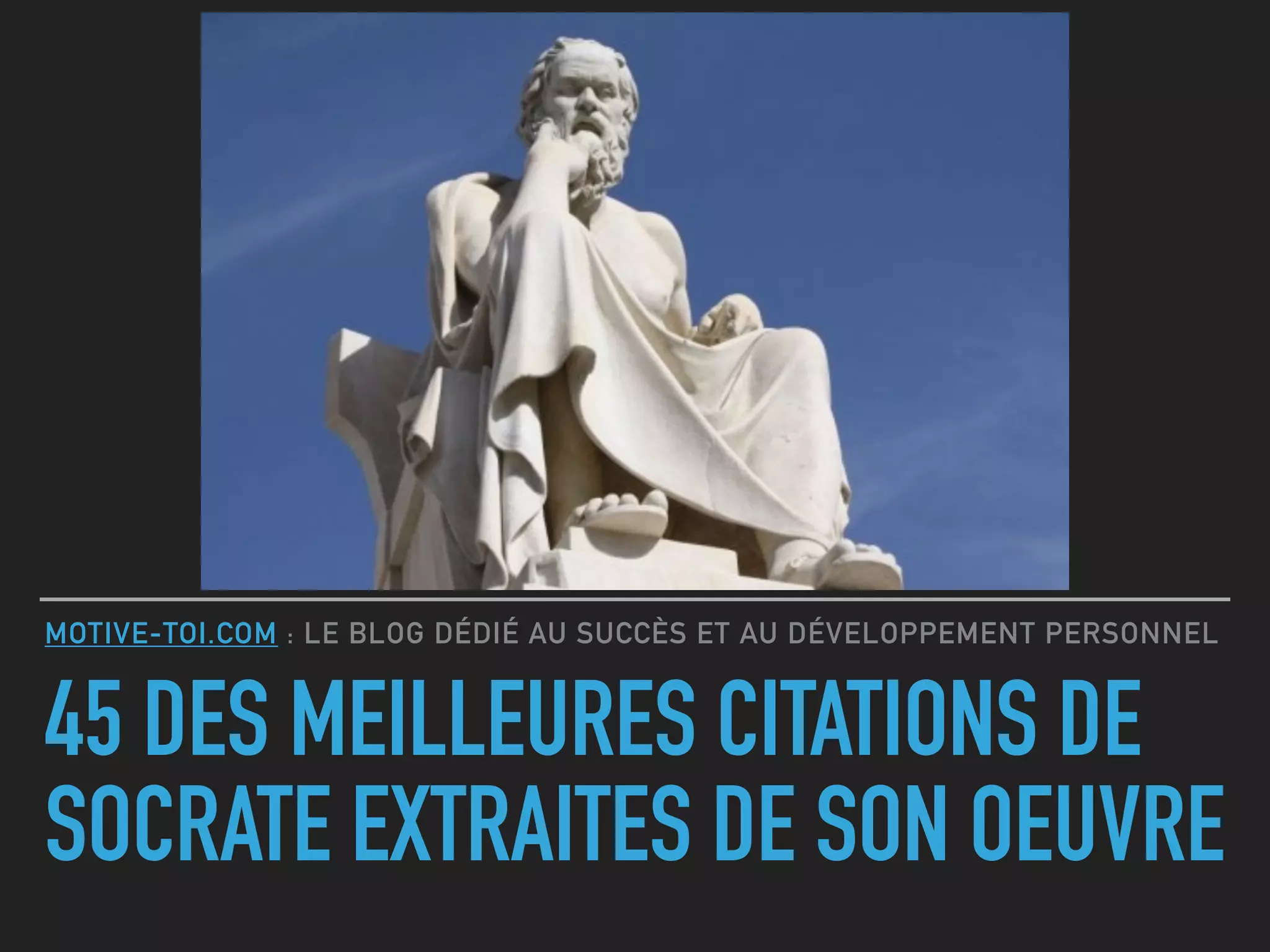 45 des meilleures citations de Socrate extraites de son oeuvre | PDF