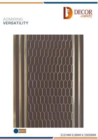 WALL PANELS FOR INTERIOR DESIGN FOR EVER | PDF