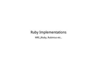 Ruby Concurrency & Threads | PPT
