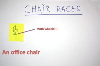 Chair races - CONNECT AND COMBINE | PDF