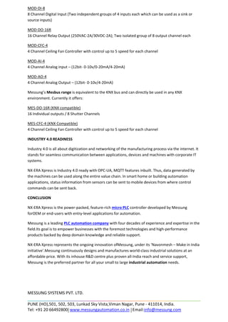 COMPACT PLC WITH HIGH EXPANDABILITY: NX-ERA XPRESS | PDF