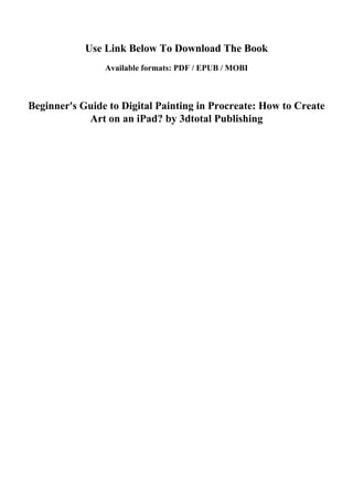 [PDFBOOK]Beginner's Guide to Digital Painting in Procreate: How to ...