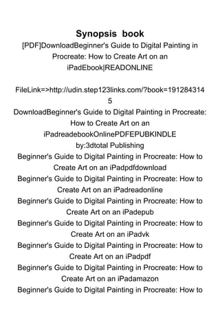 [PDFBOOK]Beginner's Guide to Digital Painting in Procreate: How to ...