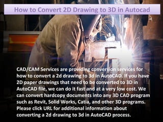 Convert 2d To 3d Model | PDF