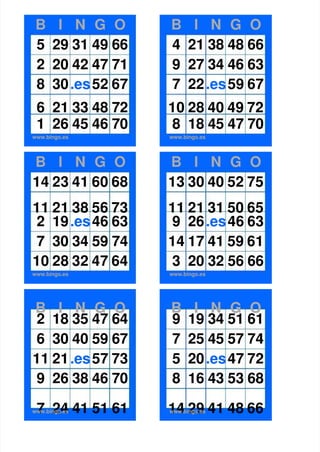 [Pdf] cartones bingo 75 bolas feismo.com web standards based platform | PDF