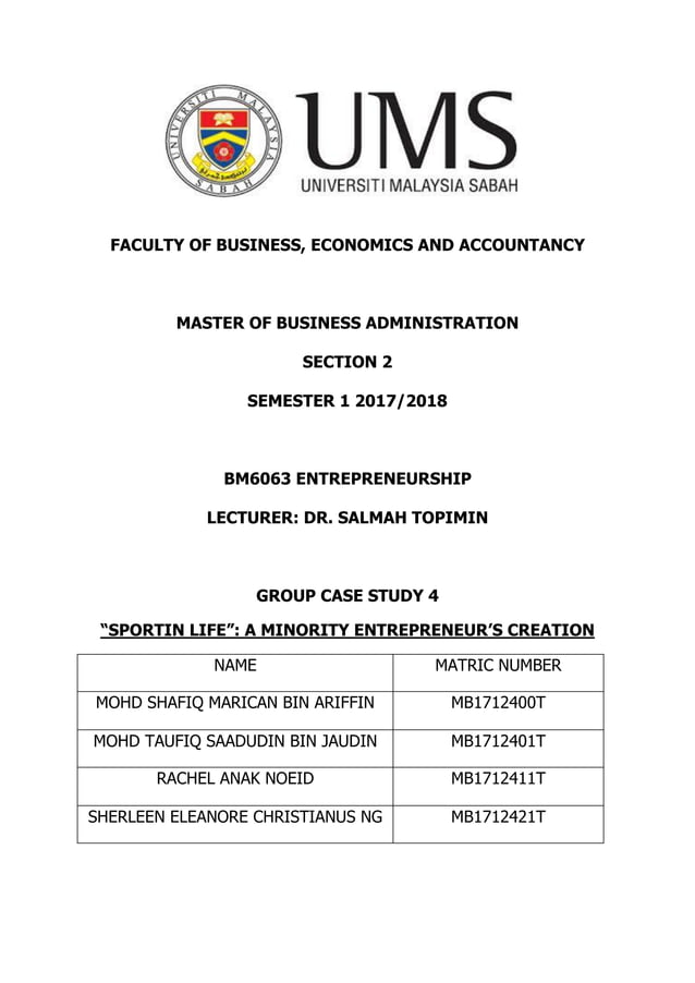 Sportin' Life Case Study | PDF
