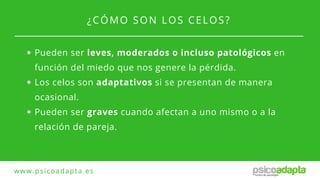 Descubre la terapia en pareja: los celos | PDF