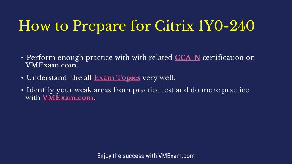 [PDF] Citrix CCA-N 1Y0-240 Certification | Preparation Tips