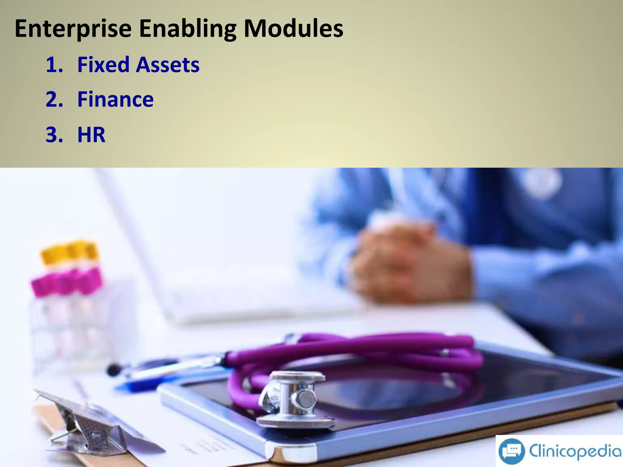 Clickck2Cliniic's Clinicopedia Hospital information Management system ...