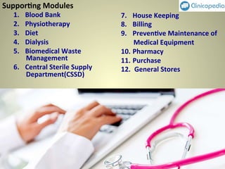 Clickck2Cliniic's Clinicopedia Hospital information Management system ...
