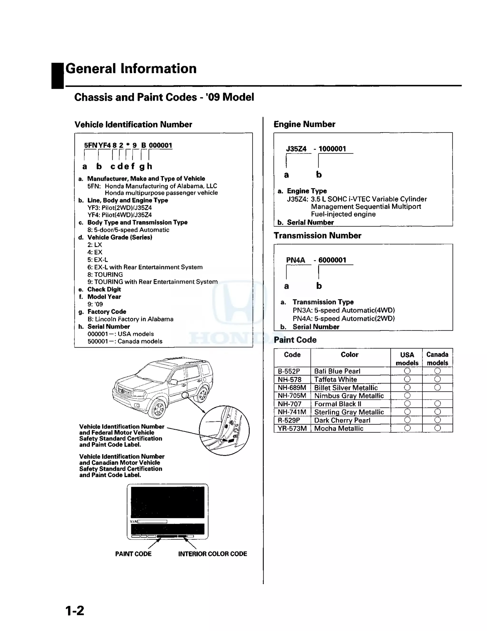2009-2010 Honda pilot service manual | PDF