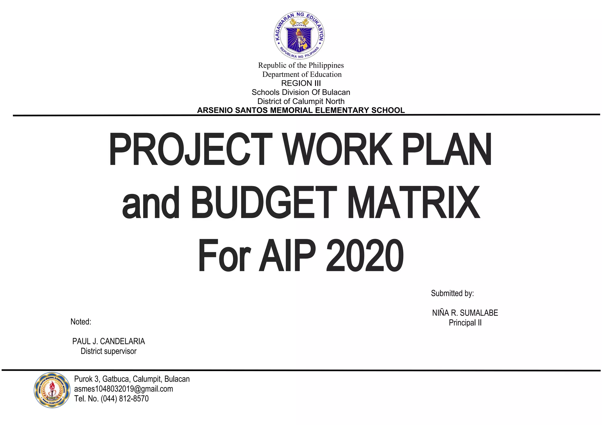 pdfcoffee.com_project-work-plan-and-budget-matrix-for-aip-2020 ...