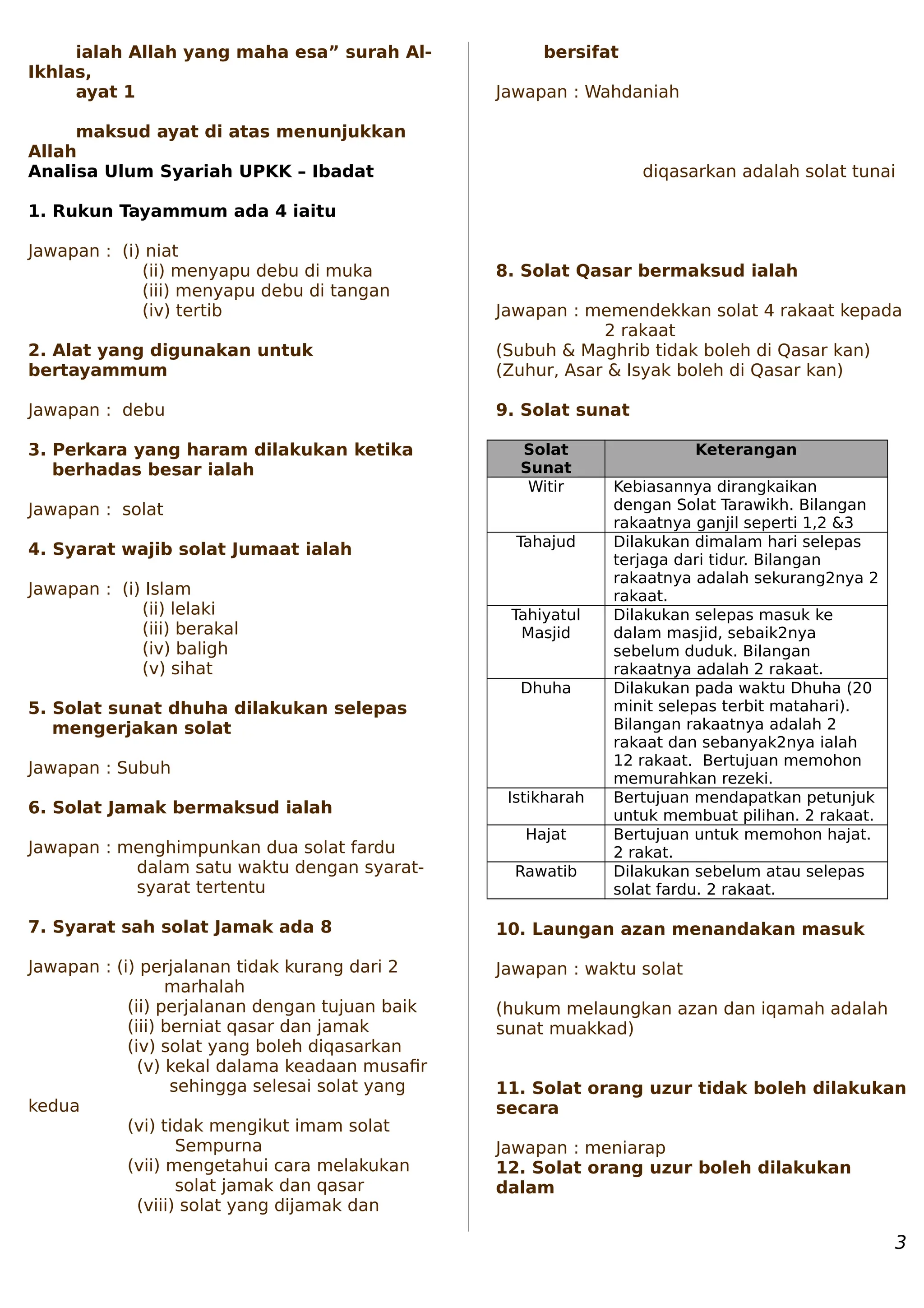 nota padat upkk | PDF