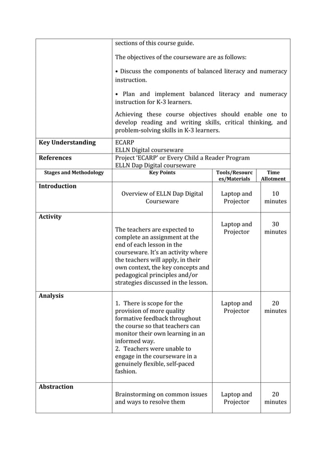 Early Language Literacy and Numeracy Power Point Presentation | PDF