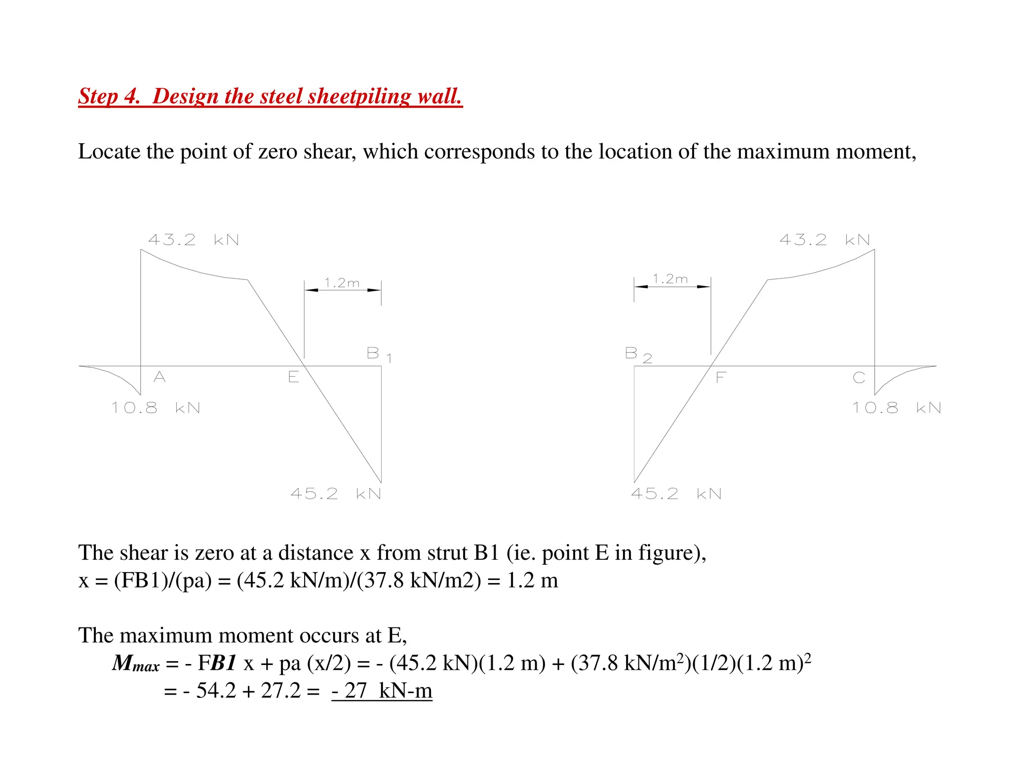 Braced cut excavations design and problems ppt | PDF