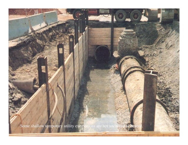 Braced cut excavations design and problems ppt | PDF
