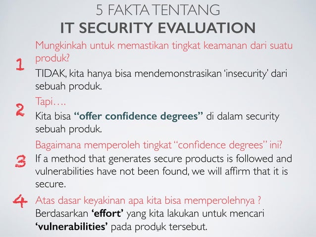 Kriteria Evaluasi Keamanan Perangkat - Common criteria for dummies ...
