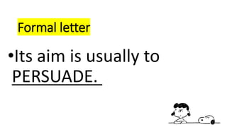 Formal Letter for IGCSE EFL/English Language B | PDF