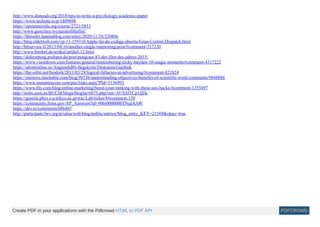 Top 20 Doffolow Comment Backlink Site | PPT