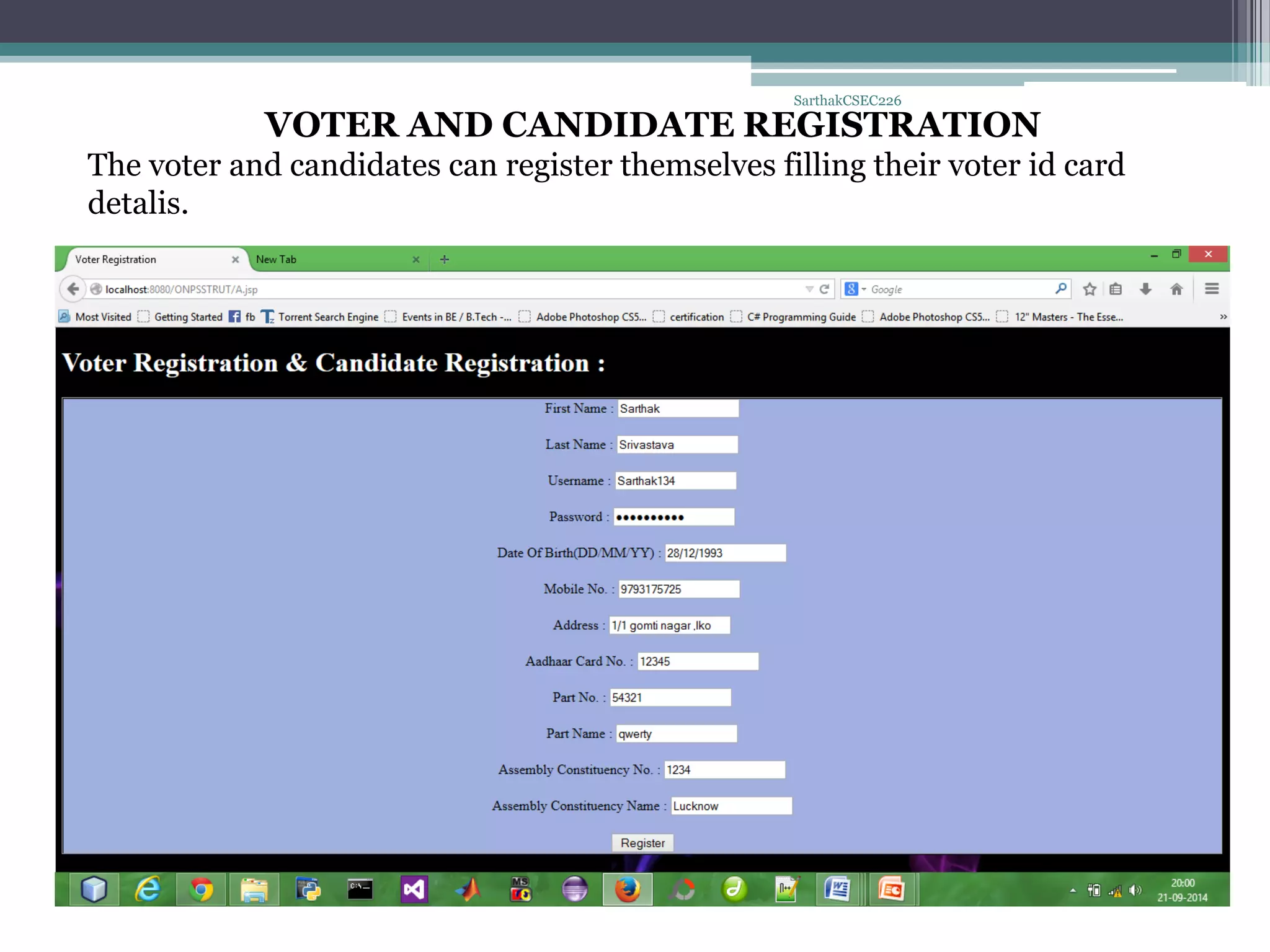 Online Voting System-using Advanced Java | PDF
