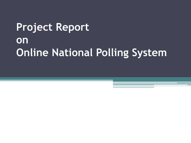 Online Voting System-using Advanced Java | PDF