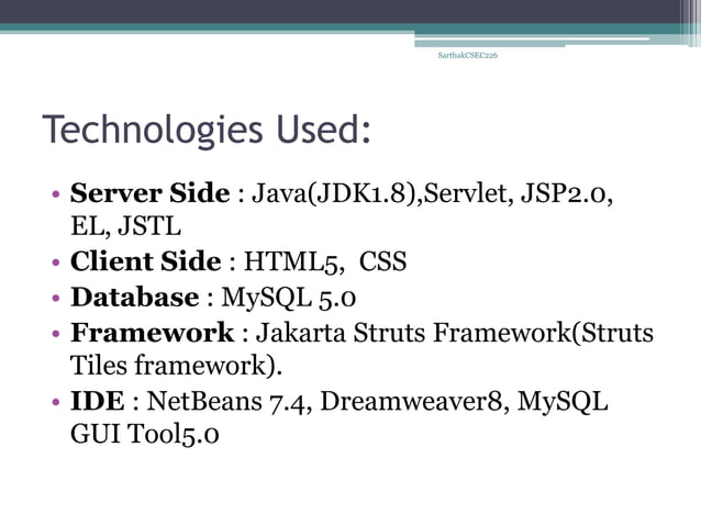 Online Voting System-using Advanced Java | PDF