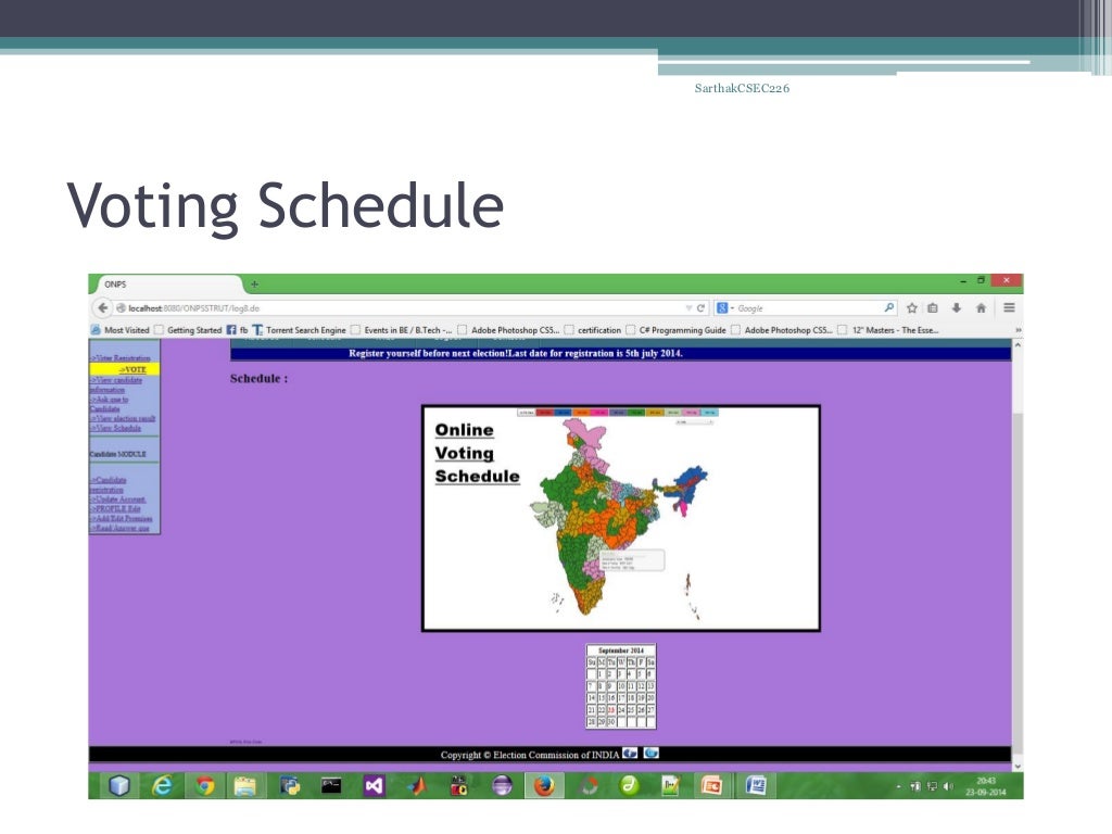 Online Voting System Using Advanced Java 