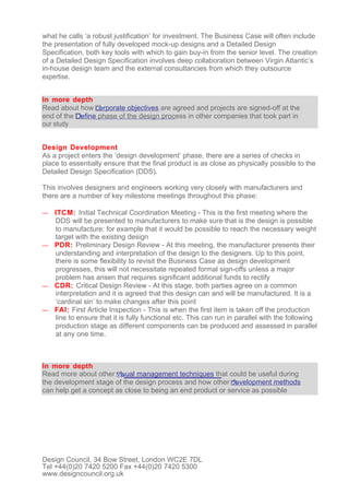Design at Virgin Atlantic Airways | DOC