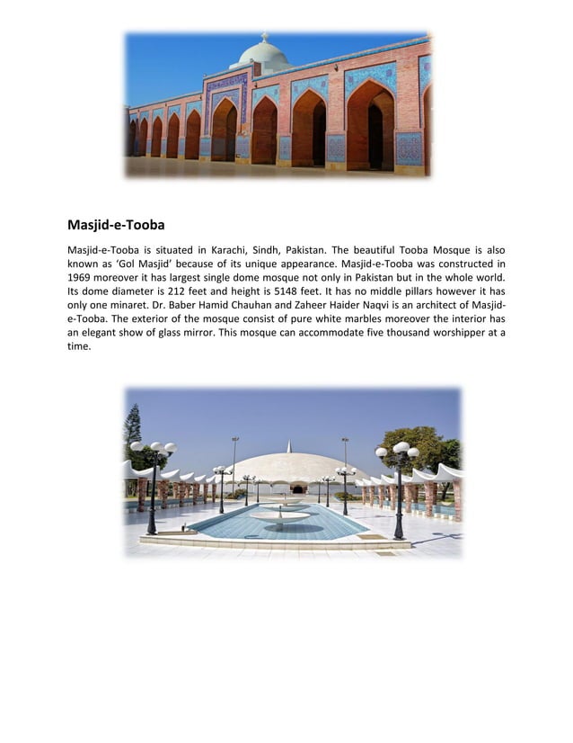 Famous mosque | PDF