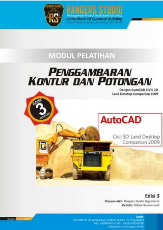 Pdf e-book modul pembuatan kontur dengan land desktop companion 2009 oleh Rangers Studio | PDF