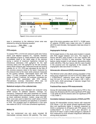 Assessment of Intermediate Coronary Artery Lesion with Fractional Flow Reserve (FFR) versus ...