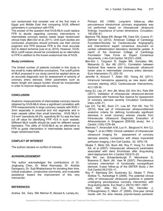 Assessment of Intermediate Coronary Artery Lesion with Fractional Flow ...