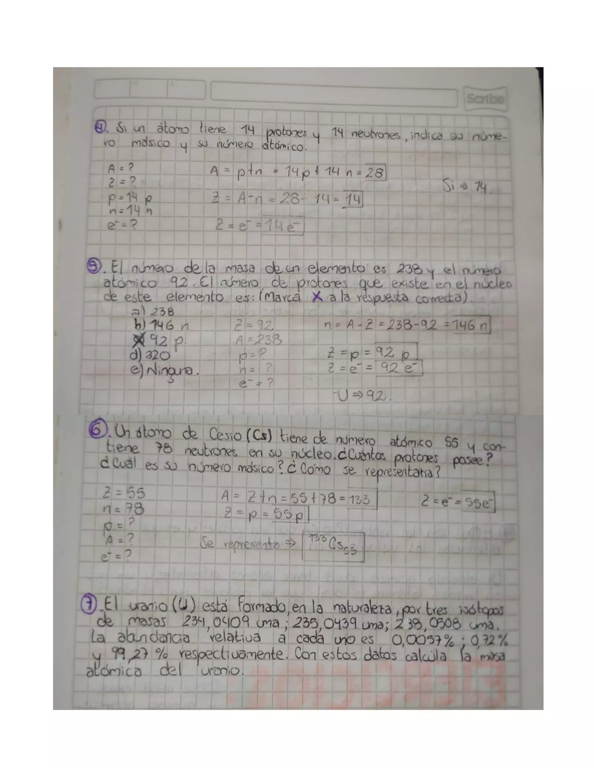 Ejercicios de Química resueltos | PDF