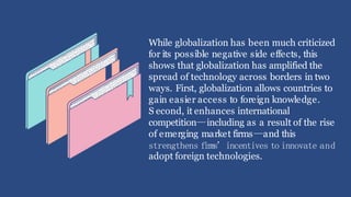 Mass production and Globalization of technology | PPTX
