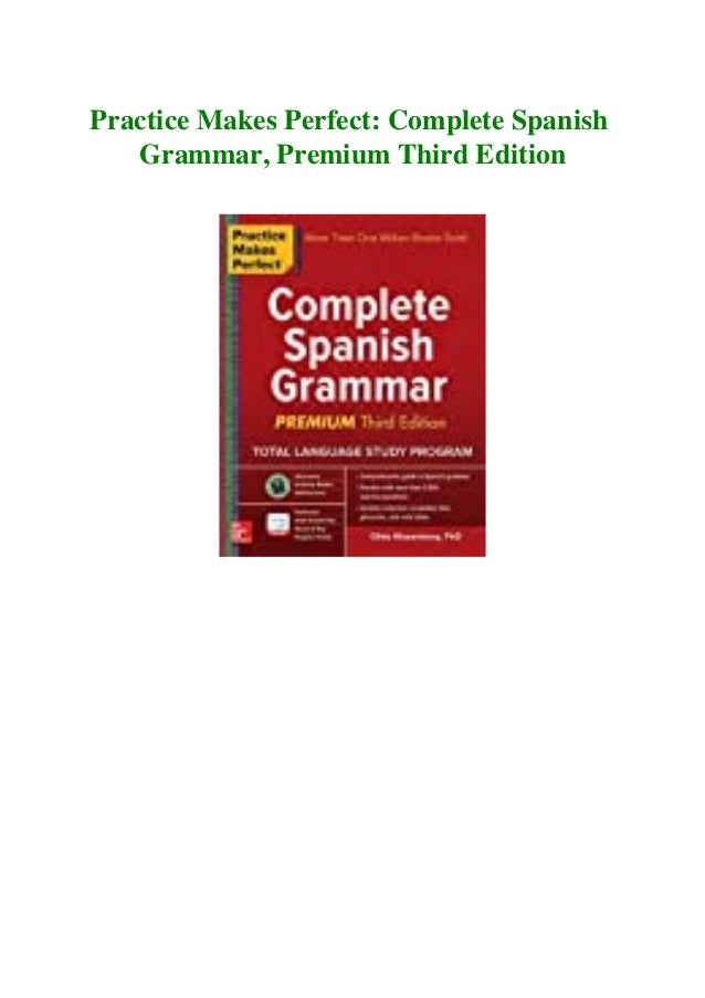 complete spanish grammar pdf
