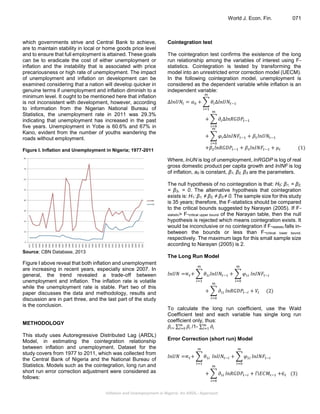 Inflation and Unemployment in Nigeria: An ARDL- Approach | PDF | Business Accounting & Finance ...