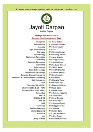 Jayoti Vidyapeeth Women's University | PDF | Alternative Medicine ...