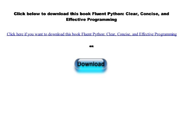 Doc Fluent Python Clear Concise And Effective Programming 2795