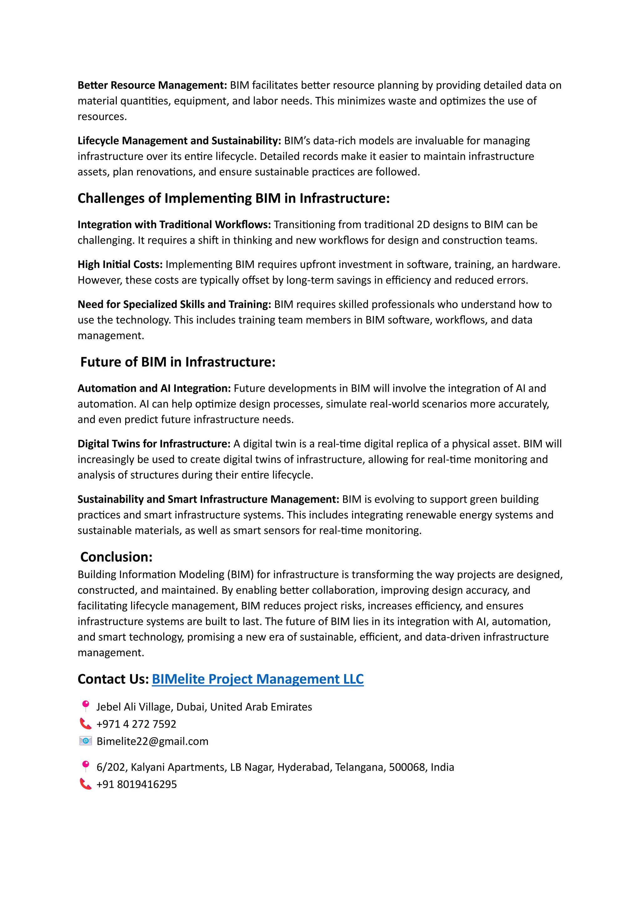 Building Information Modeling (BIM) for Infrastructure | PDF Building Information Modeling (BIM) for Infrastructure | PDF
