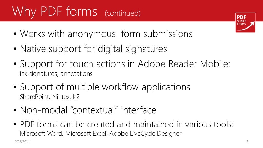 Microsoft Retires InfoPath. The business case for PDF Forms in SharePoint
