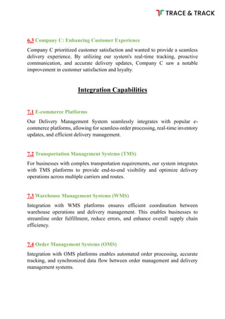 Delivery Management Software | PDF