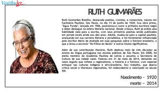 análise da obra agua funda de Ruth guiarães | PPTX