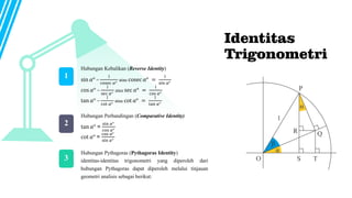 Identitas Trigonometri | PDF