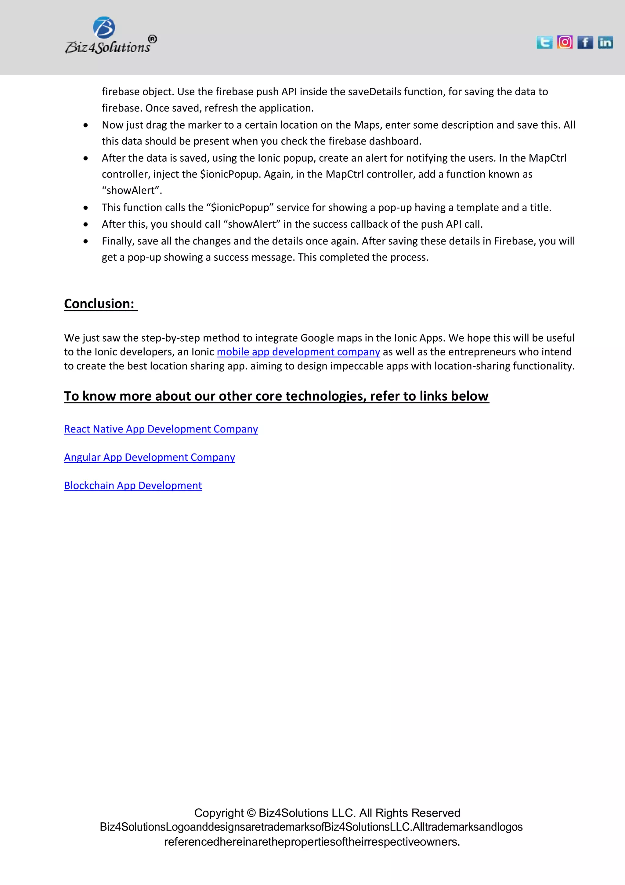 Create Location Sharing apps using the Ionic framework | PDF