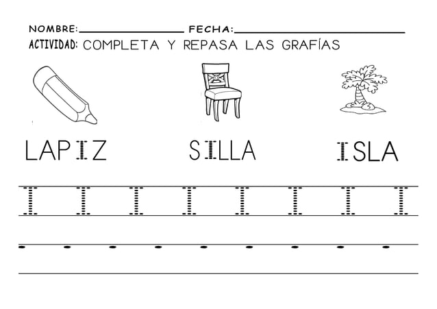 FICHAS DE LA I MAYÚSCULAS | PDF