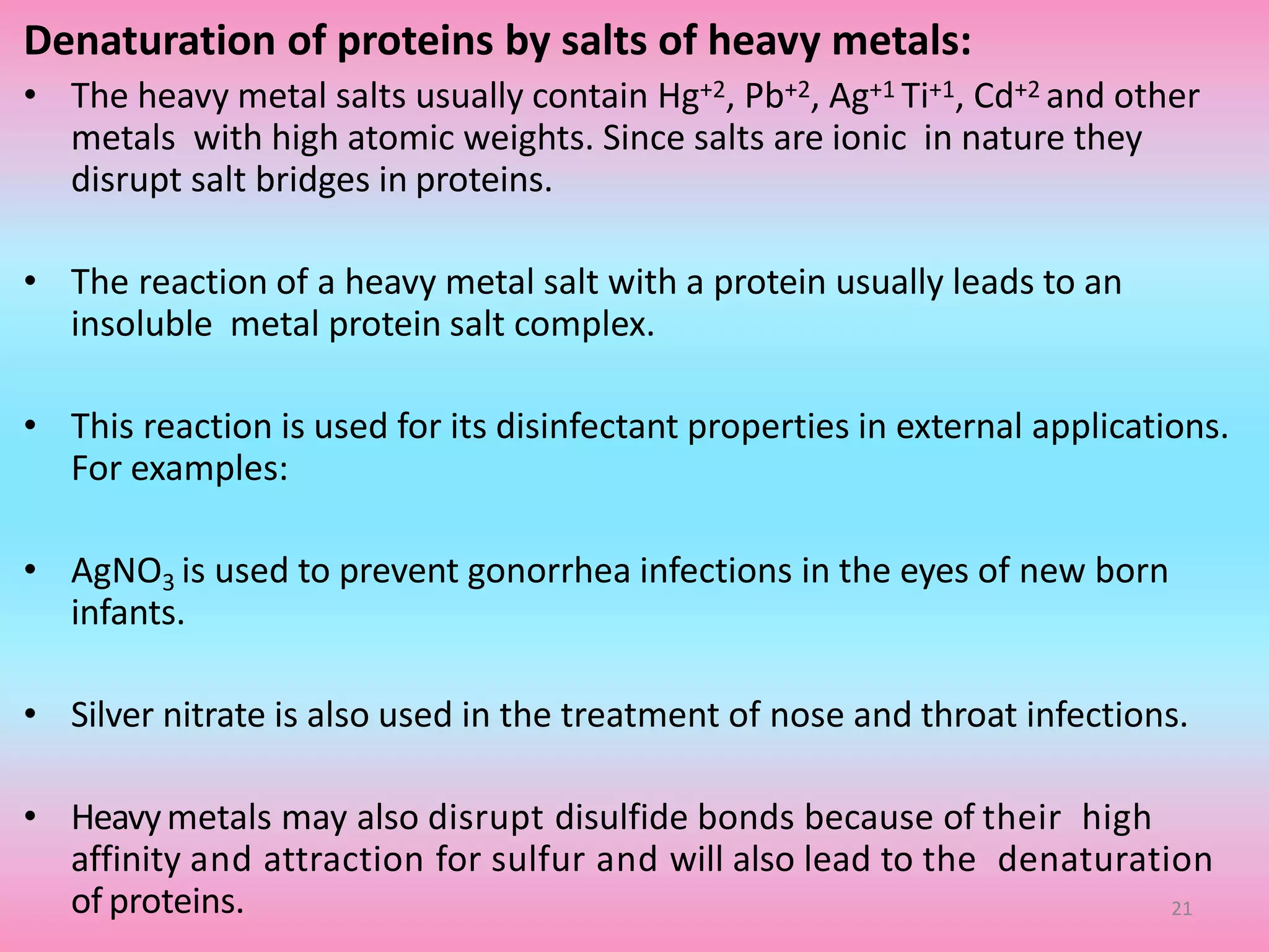 PROTEIN DENATURATION | PPTX